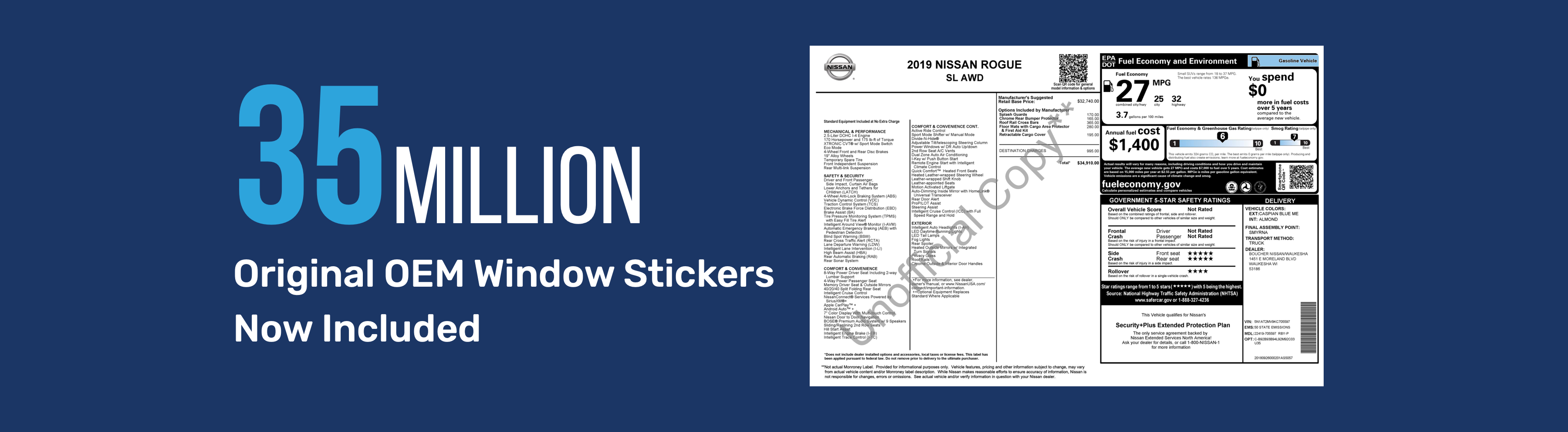 New: Access to Window Stickers for MAX FirstLook Customers - ACV MAX