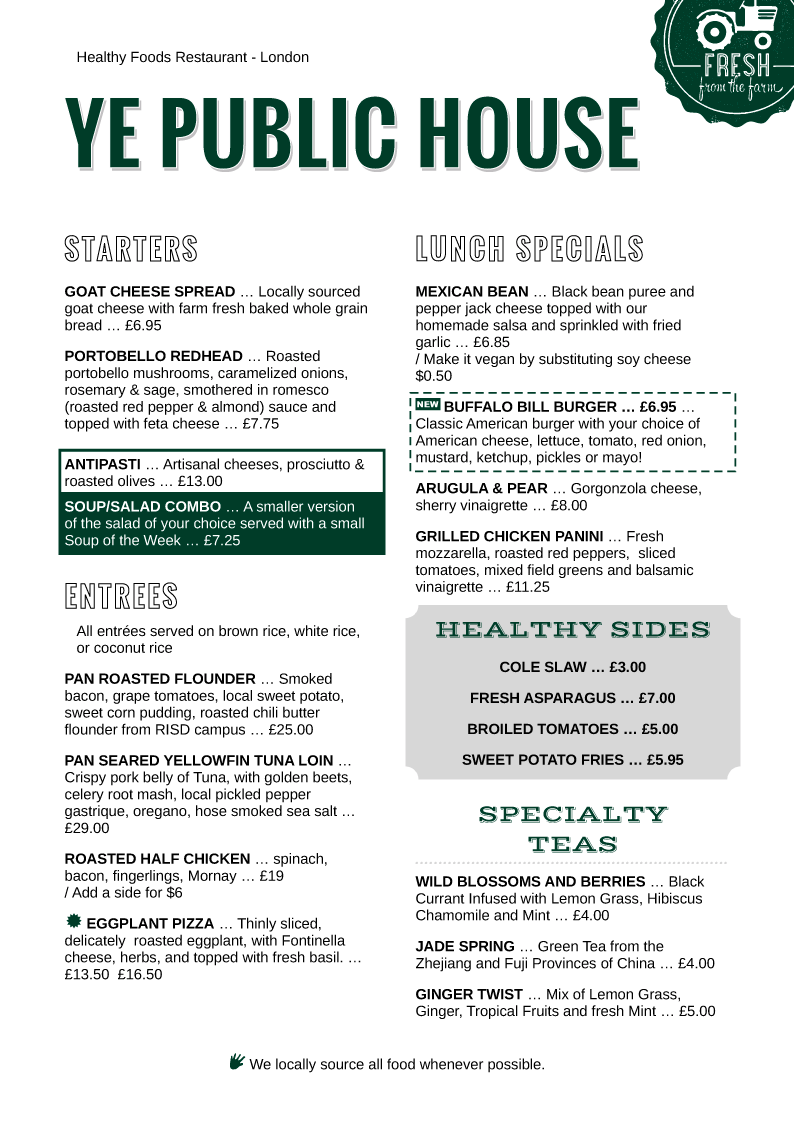 How To Design The Perfect Restaurant Menu (With Templates)