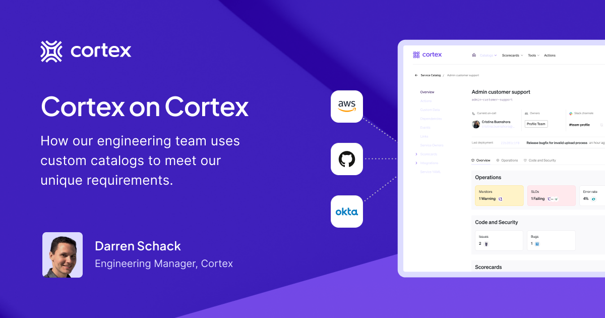 How Cortex uses catalog customization to increase visibility across ...