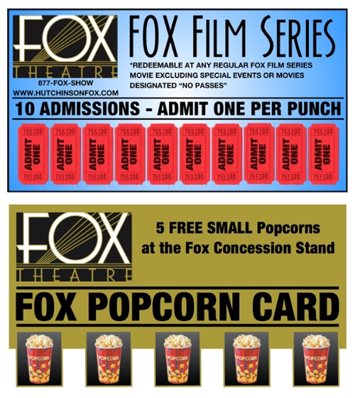 Weekend Film Screenings at Hutchinson Fox Theatre