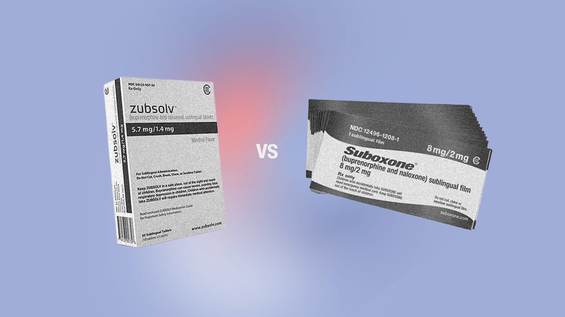Zubsolv: Medications for Opioid Addiction | Zubsolv vs. Suboxone
