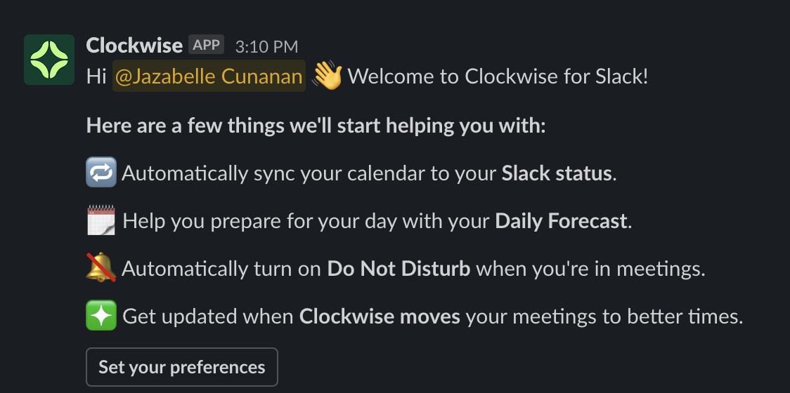 How to change your Slack status to away or busy | Clockwise
