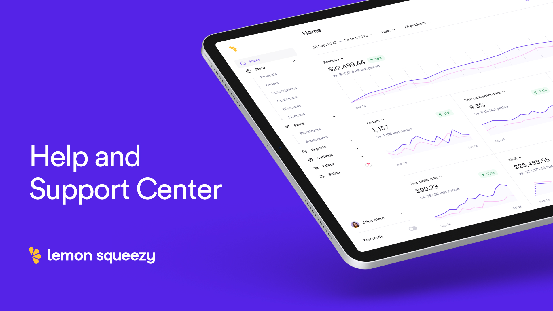 Help Center • Lemon Squeezy