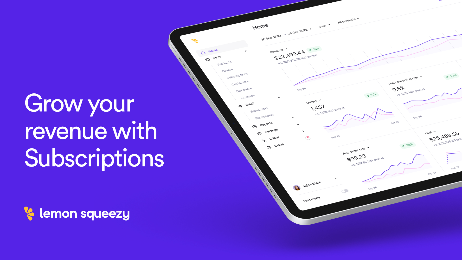 Subscriptions • Lemon Squeezy