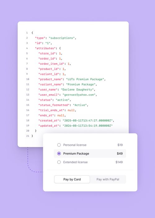 Usage-based Billing • Lemon Squeezy