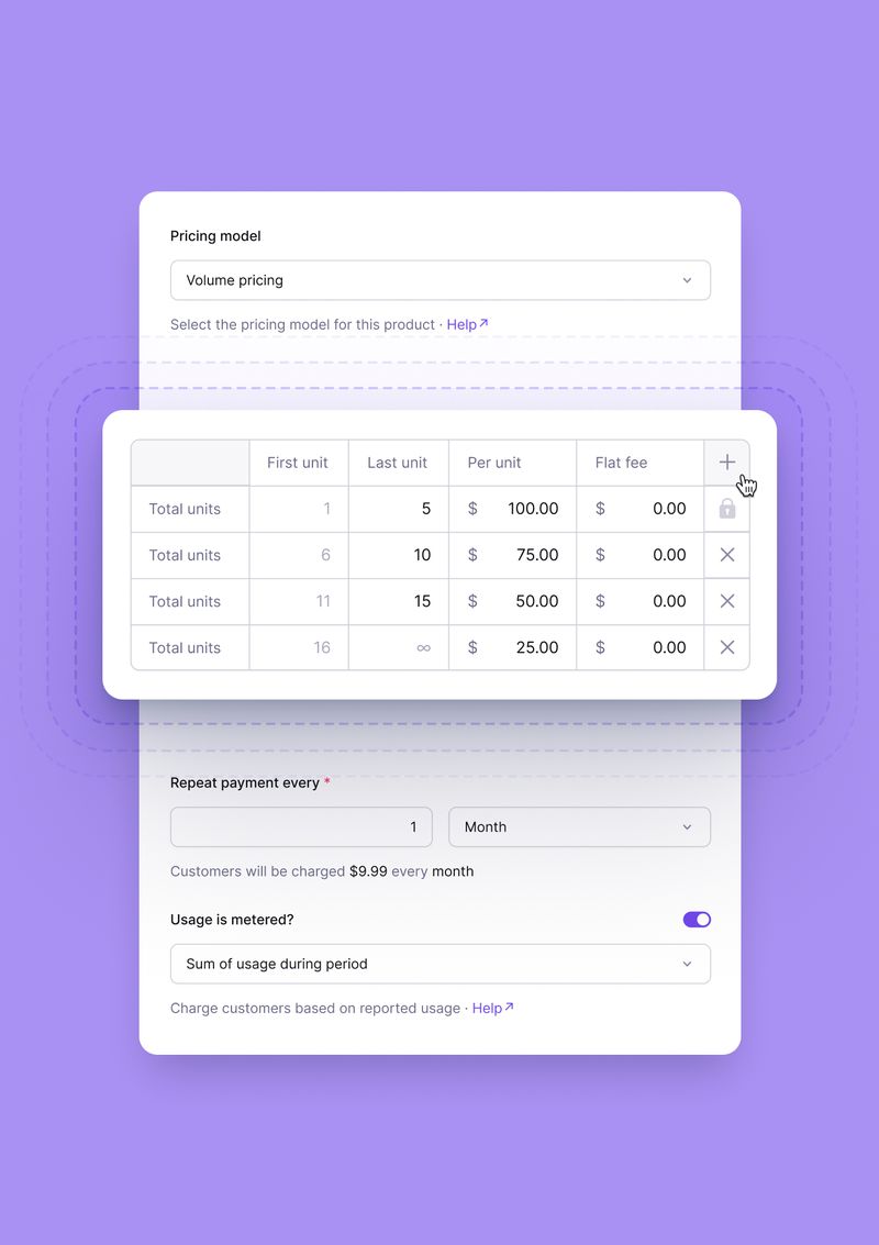 Usage-based Billing • Lemon Squeezy