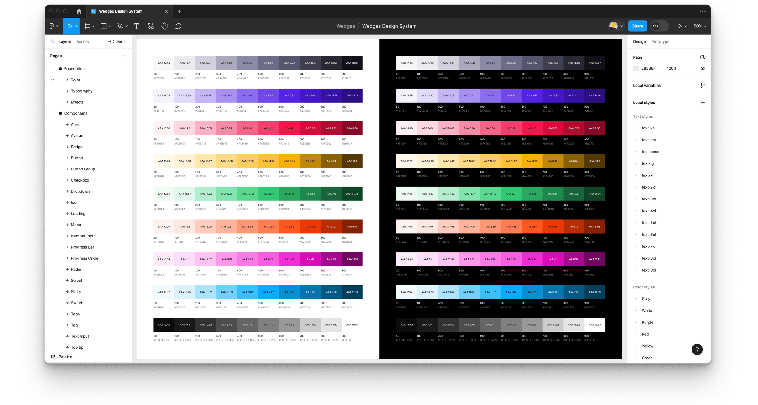 Wedges — Design System for Figma • Lemon Squeezy