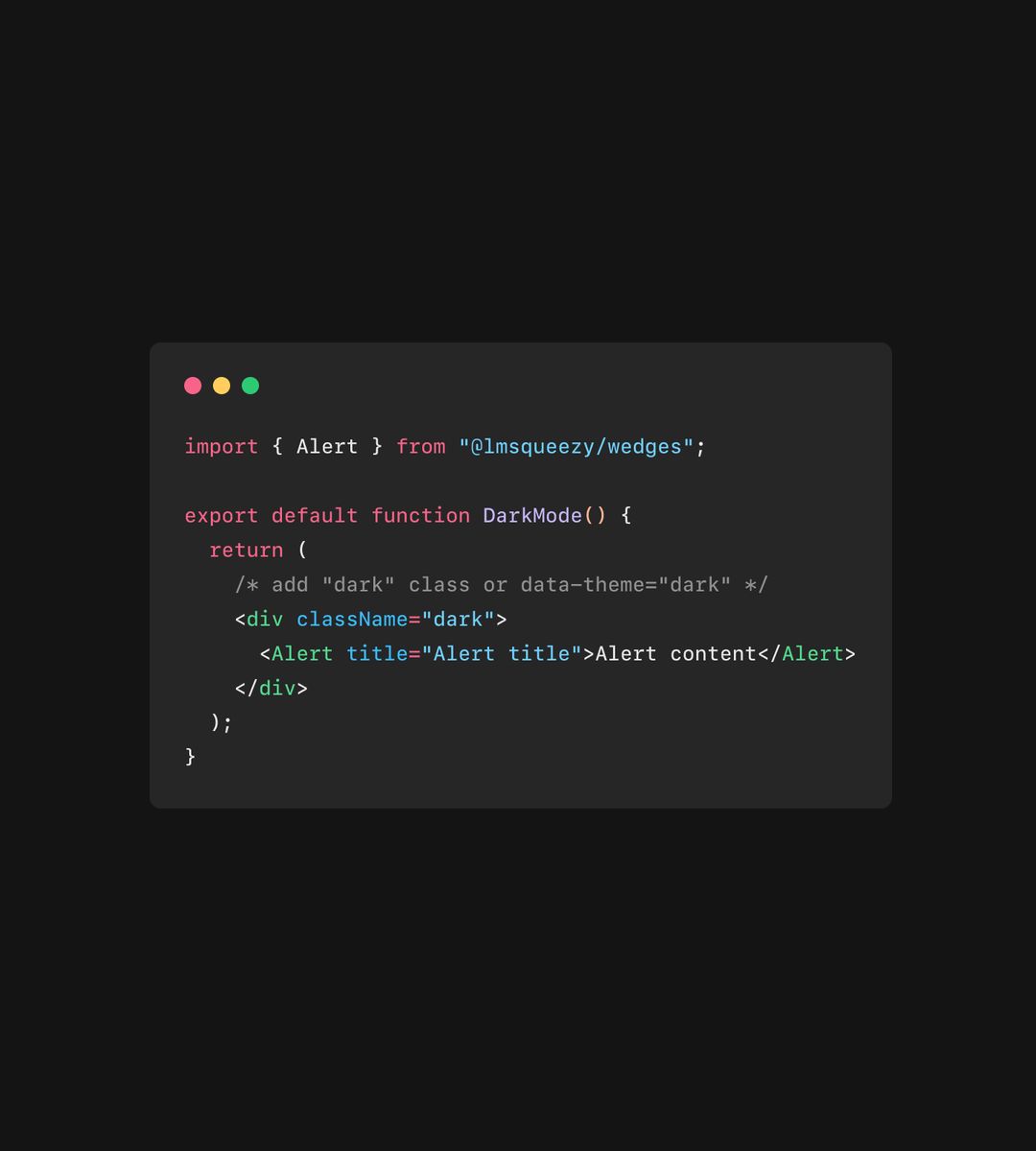 Wedges — Open-source UI components for React • Lemon Squeezy