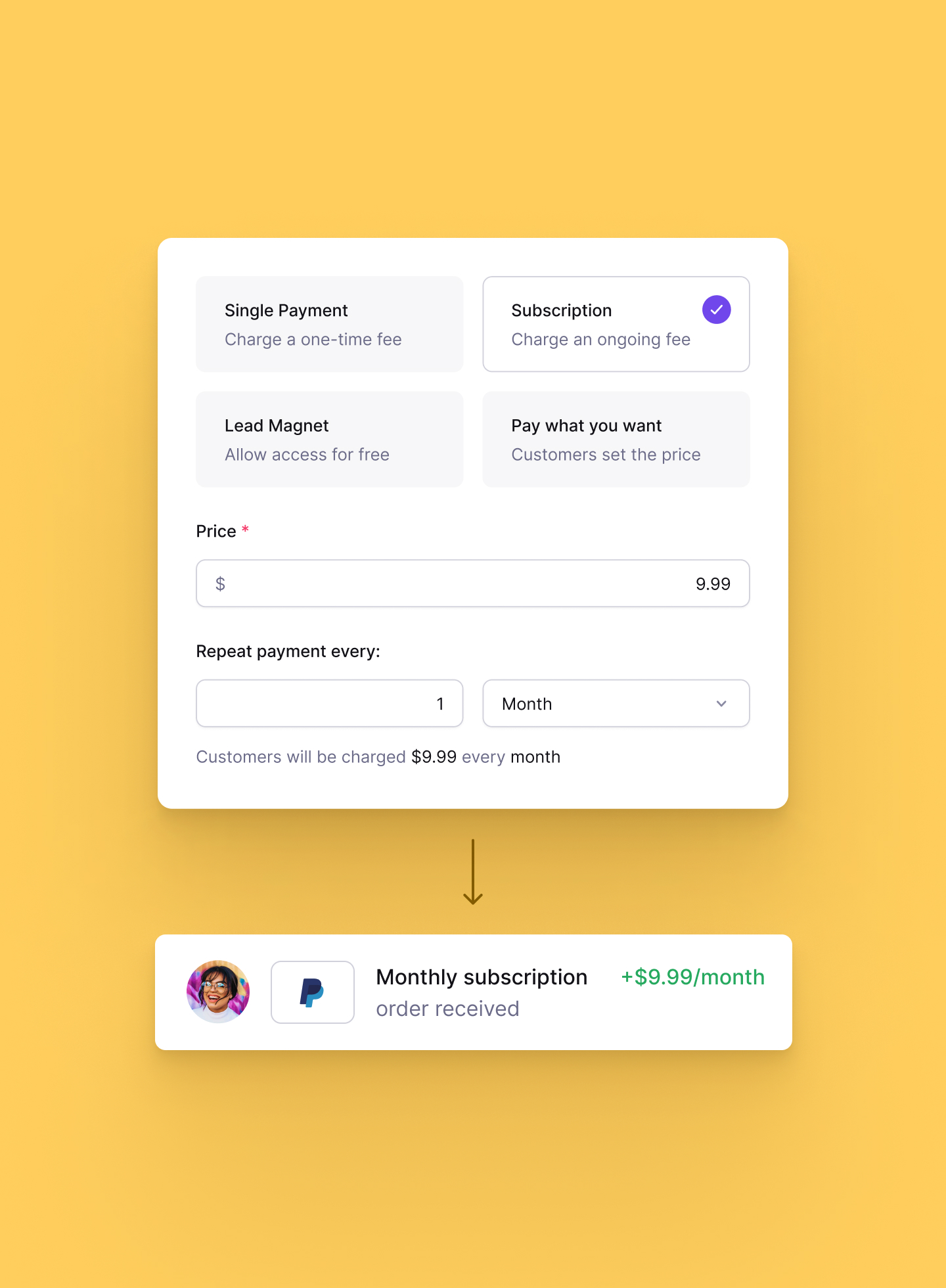 PayPal Subscriptions
