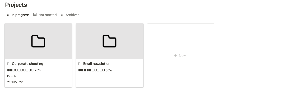 Project & Task Management - Notionland Template Gallery