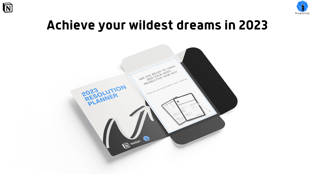 2023 New Year's Resolution Planner - Notionland Template Gallery