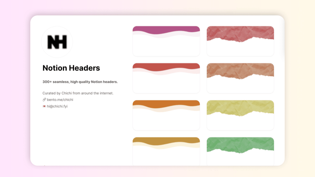 300+ Seamless Notion Covers - Notionland Template Gallery