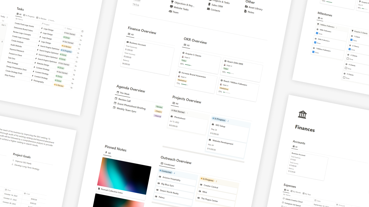 Notion Agency Kit - Notionland Template Gallery