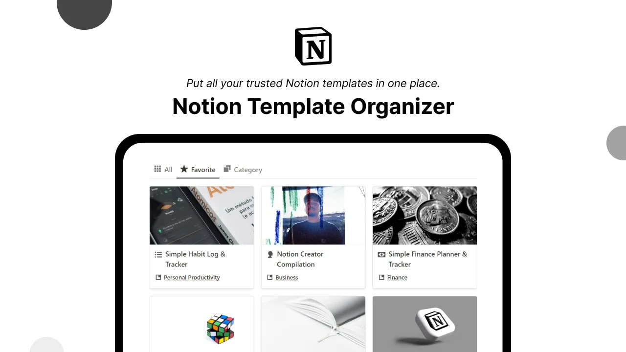 Notion Template Organizer - Notionland Template Gallery
