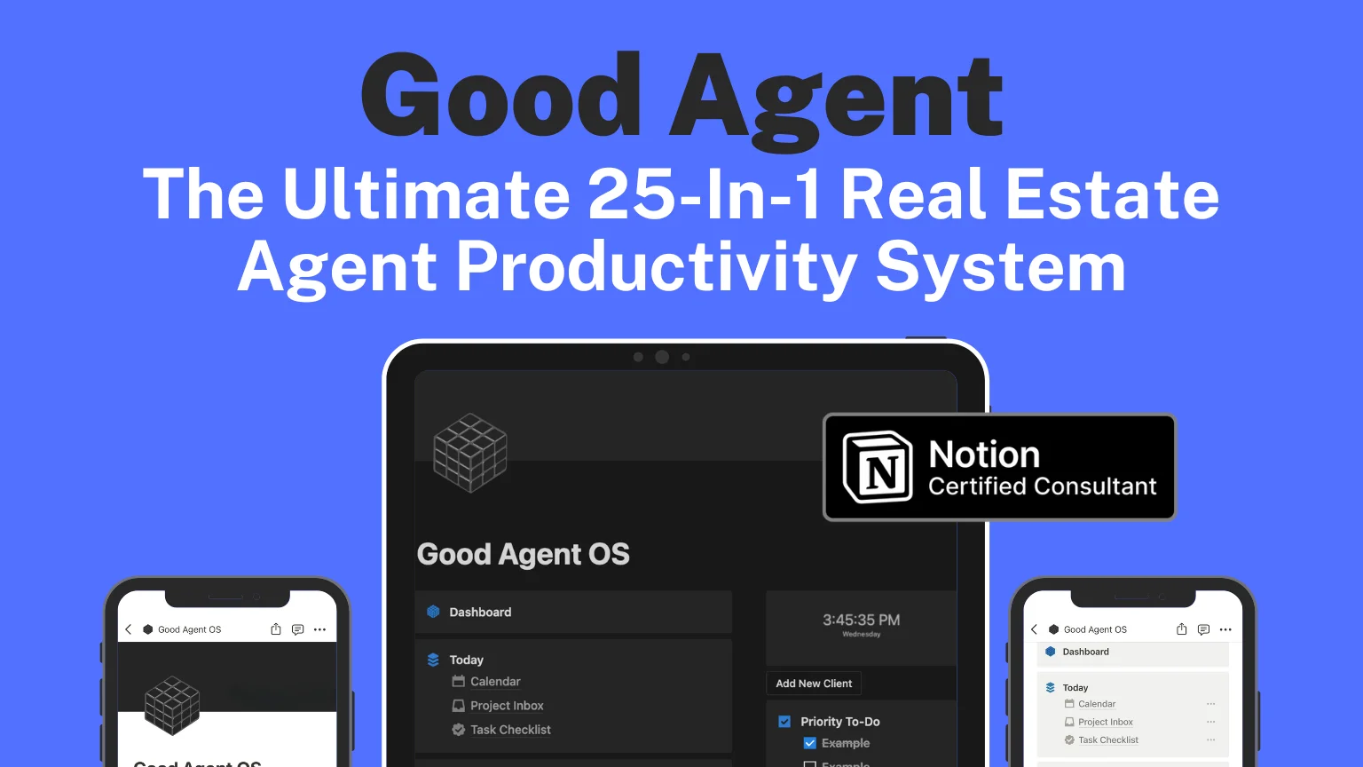 GOOD AGENT OS - Notionland Template Gallery