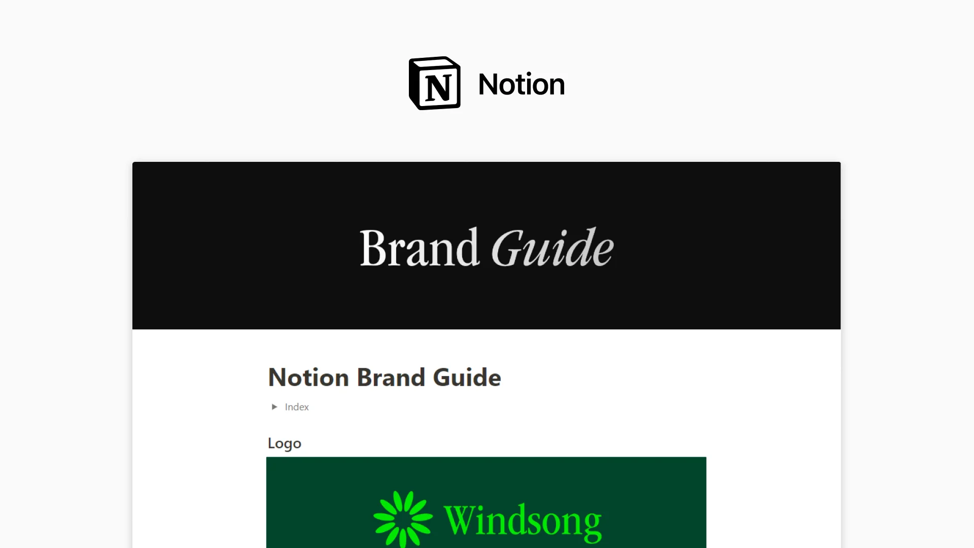 Notion Brand Guide - Notionland Template Gallery