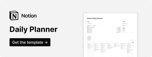 The Best 15 Notion Daily Planner Templates - Notionland Blog