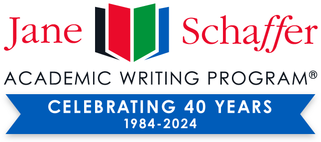 The Jane Schaffer Academic Writing Program | JaneSchaffer.com