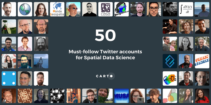 50 Must-Follow Twitter Accounts for Geospatial, Data Science, and ...
