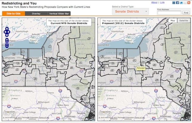 Redistricting maps from the Center for Urban Research