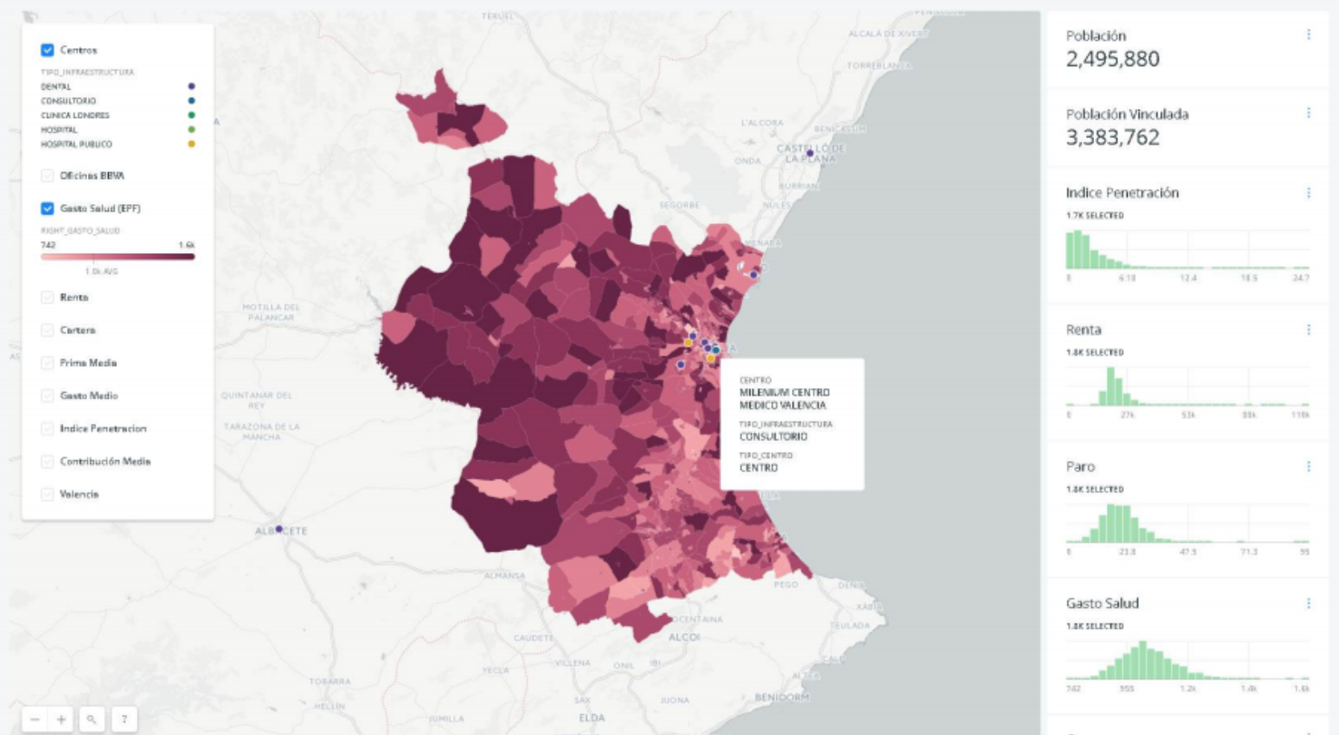 Sanitas: Site Planning for the Healthcare Industry | CARTO