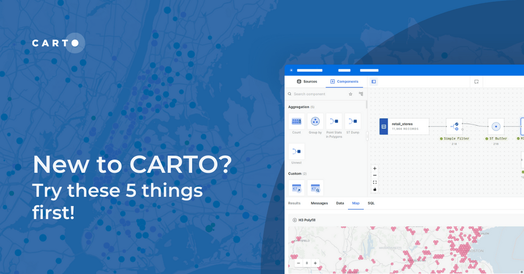 New to CARTO? Try these 5 things first!