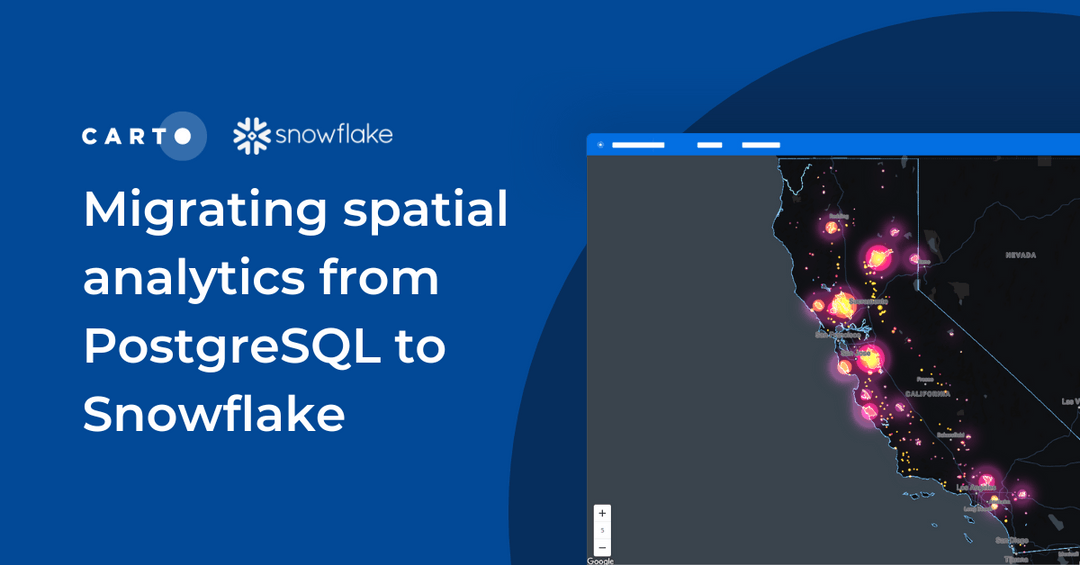 Migrating spatial analytics from PostgreSQL to Snowflake