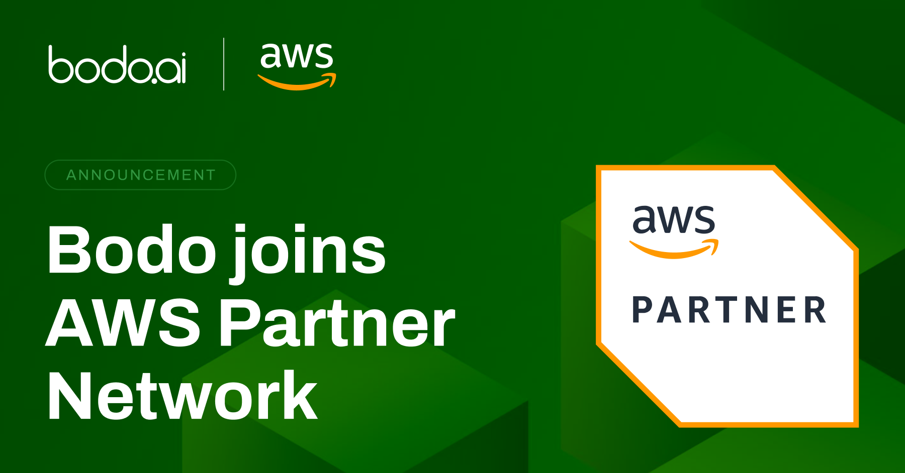 Bodo.ai Joins AWS Partner Network and Expands Presence in Government Sector
