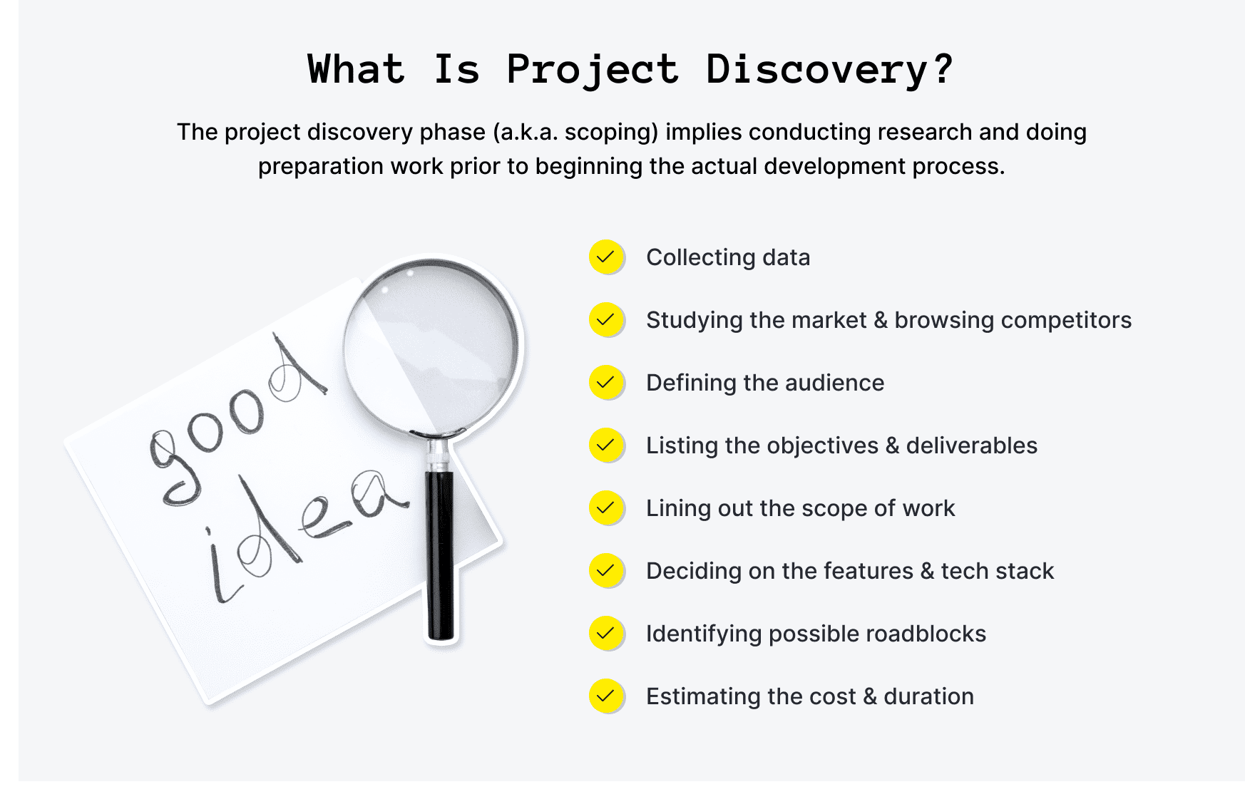 Project Discovery Phase: Definition, Steps and Deliverables