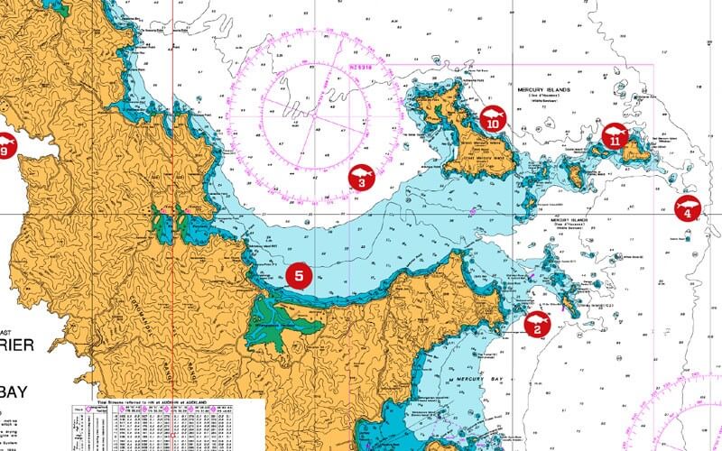 Northern Coromandel to Mayor Island