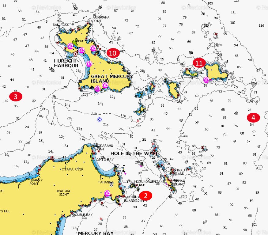 Destination Northern Coromandel to Mayor Island