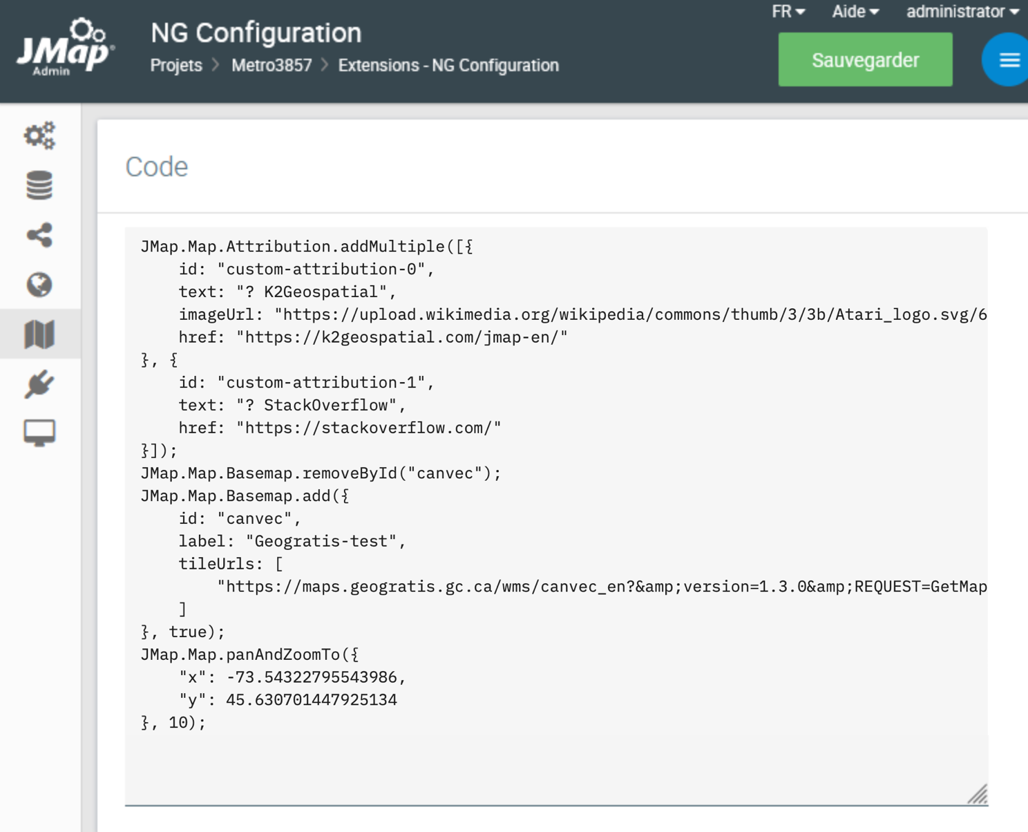 JMap NG configuration | K2 Geospatial