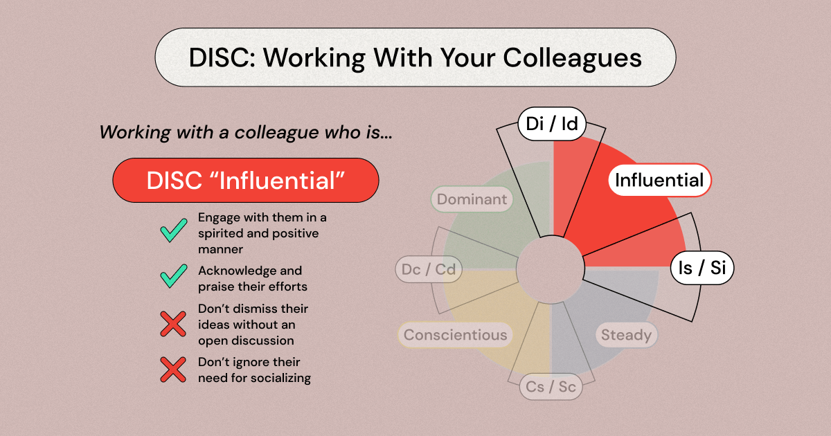 Get Along With DISC Influential Colleagues at Work: A Practical Guide