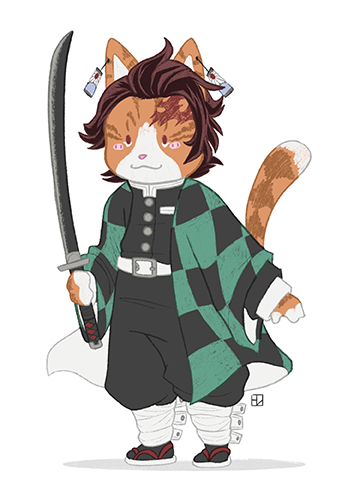 Emmy In Pink Gallery | Demon Slayer: Nezuko Cat