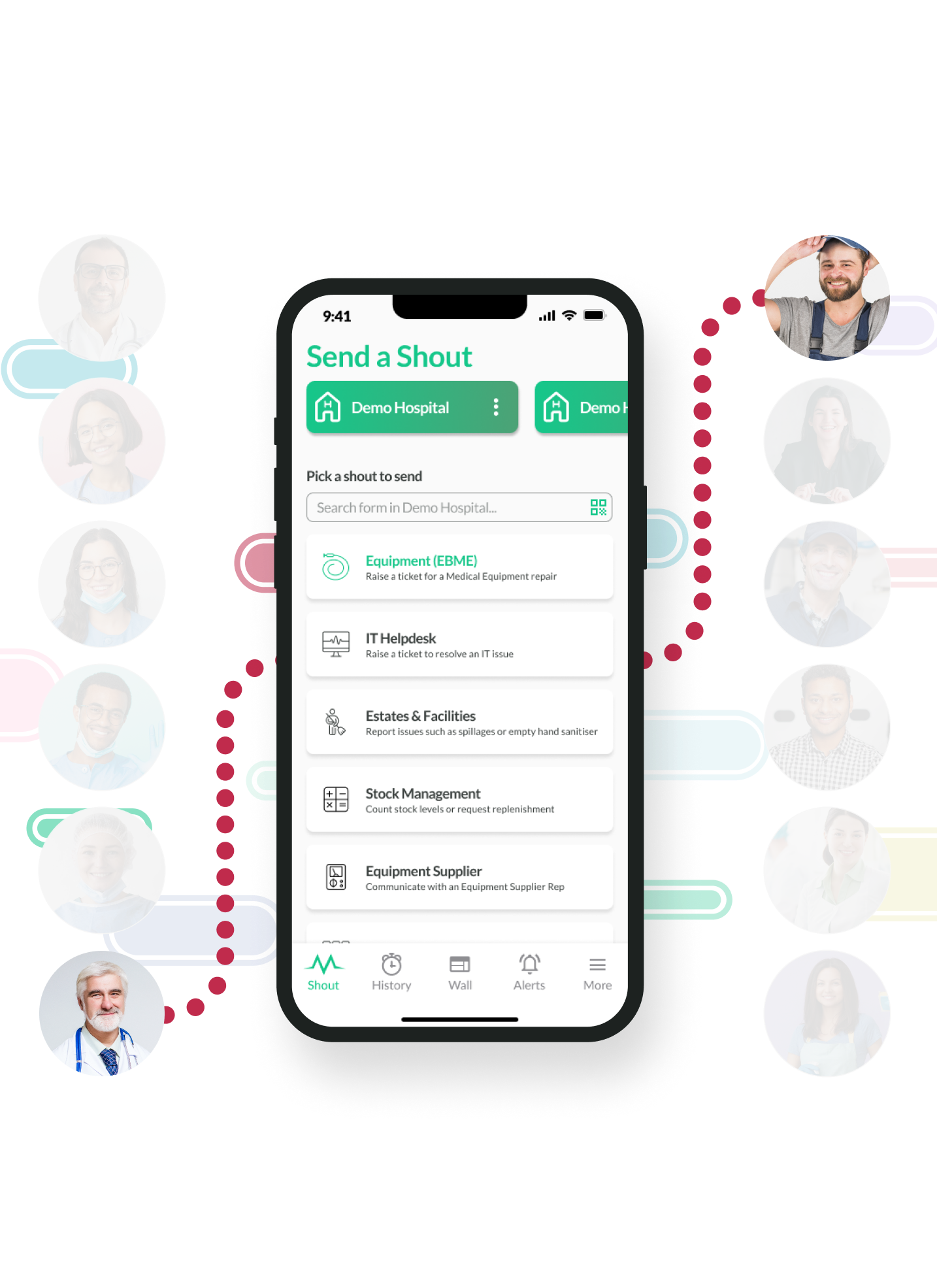 Medishout – An app for reporting any operational issue in healthcare