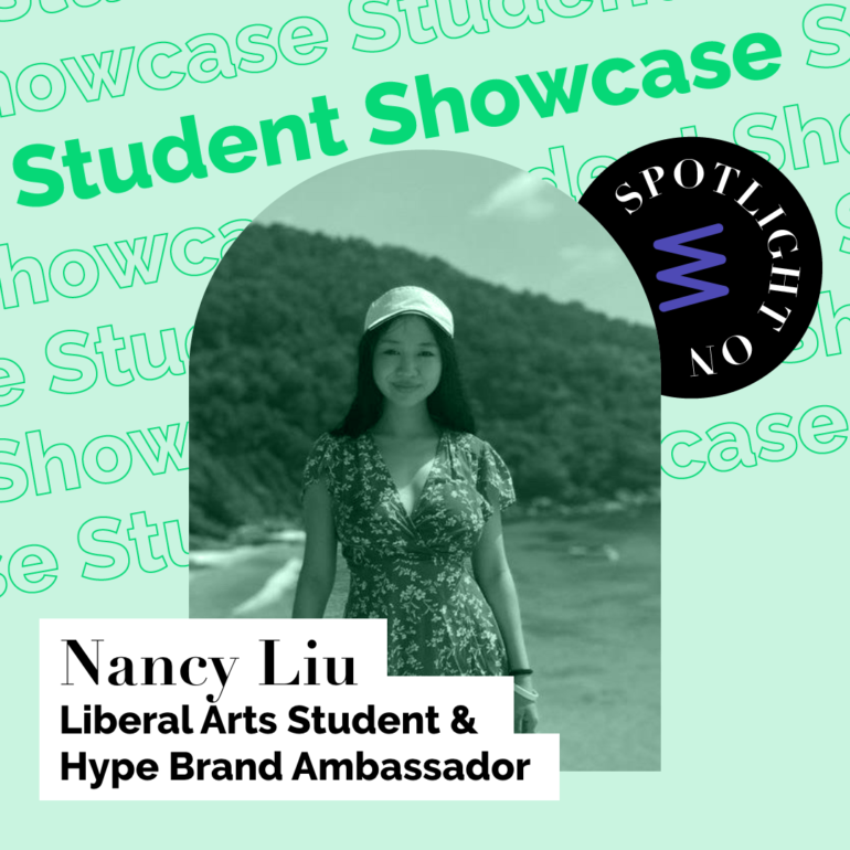 Student Showcase: Nancy Liu