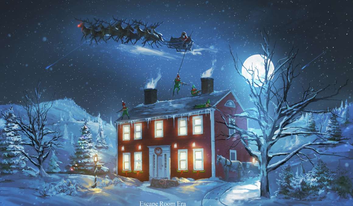 A CHRISTMAS THEMED ESCAPE ROOM?!