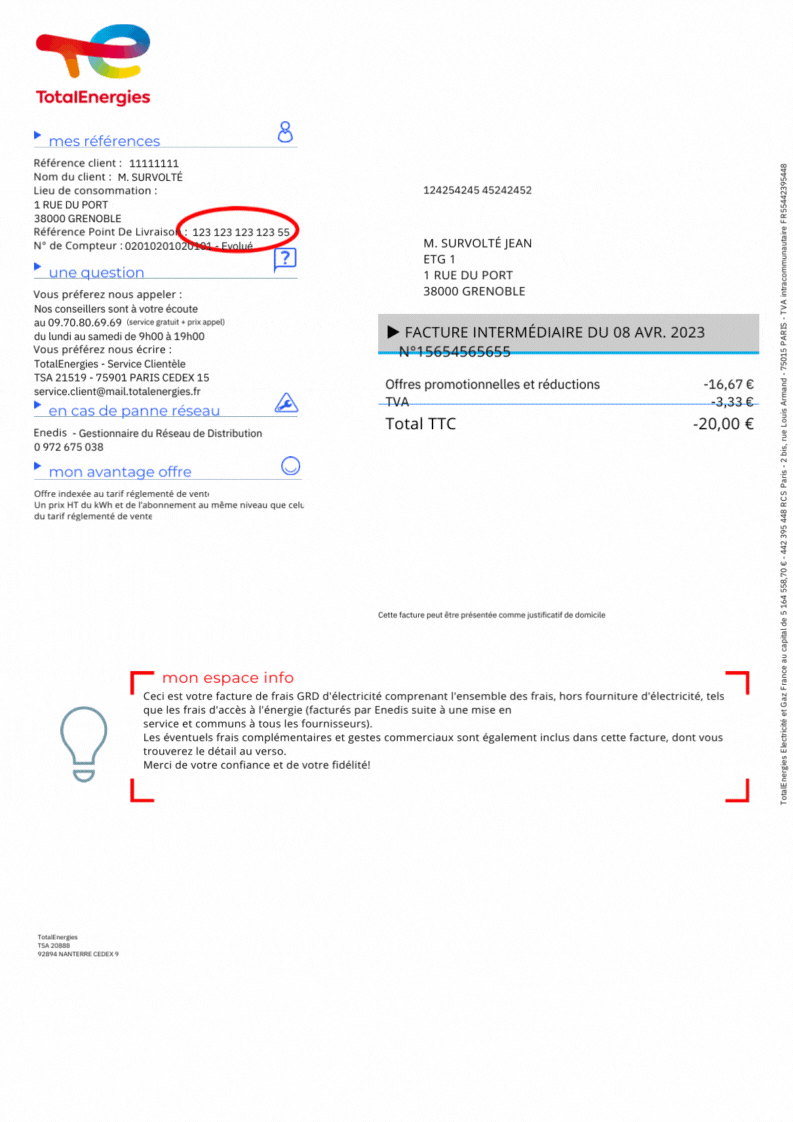 Compeur Linky : Où trouver mon numéro de PDL ou PRM