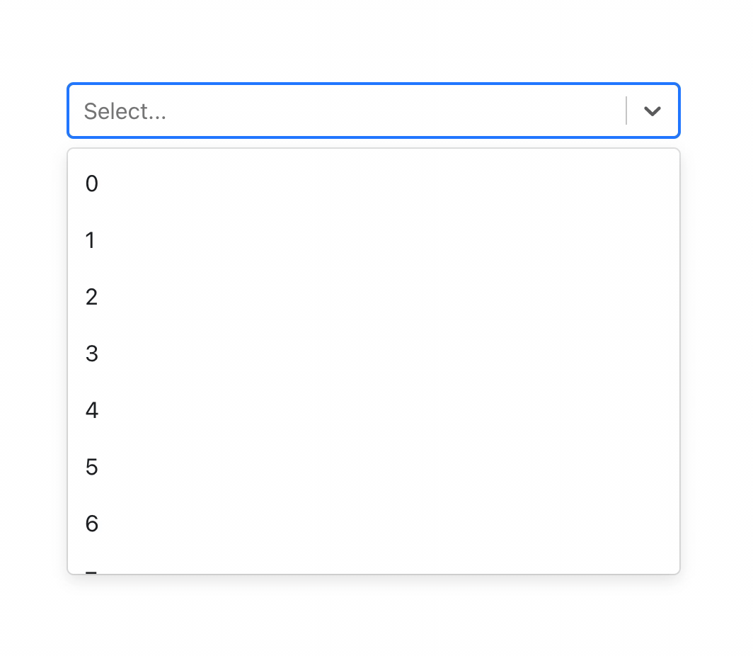 Optimize your react-select component to smoothly render 10k+ data