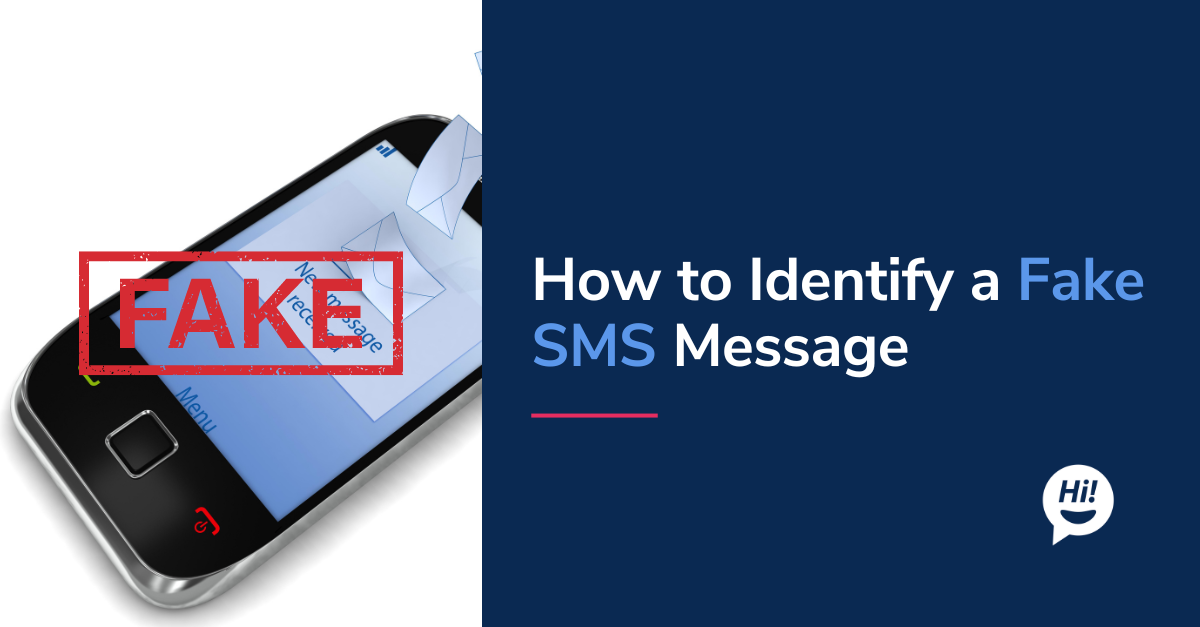 How to Identify Fake SMS Messages