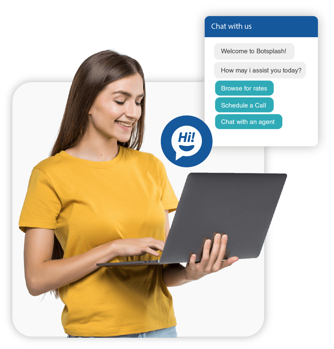 Web Chat with Botsplash