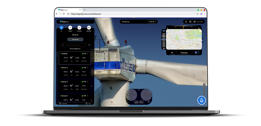 Multi-cam Live Video Surveillance from Drone | FlytBase