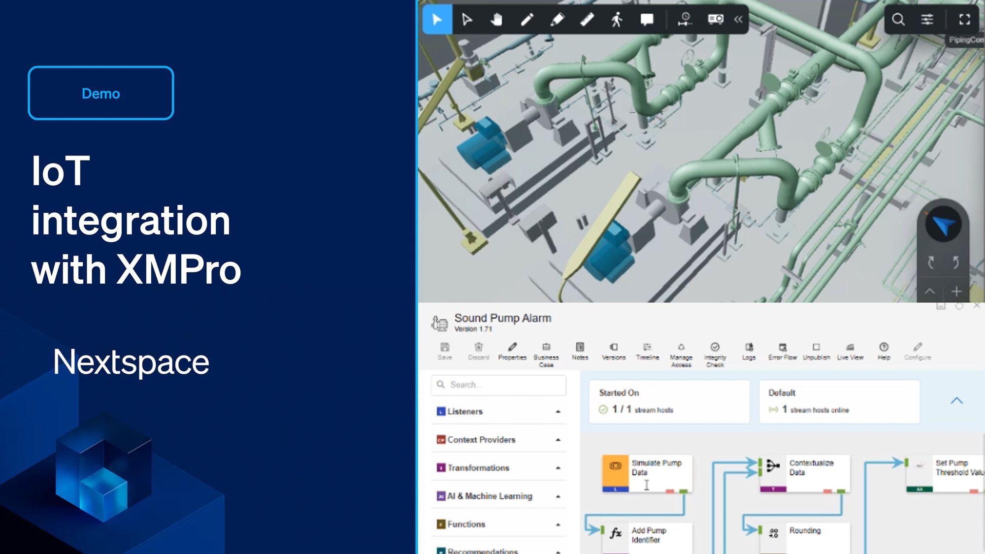 Demo - Visualize Transport Routes — Video library — Nextspace Ltd