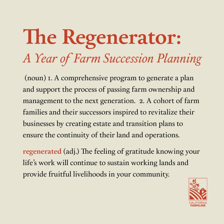 The Regenerator – California FarmLink