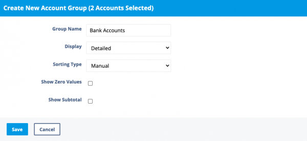 Balance Sheet Analysis (Account Groupings) - Spotlight Reporting Help