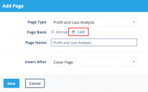 Profit & Loss - Cash Basis - Spotlight Reporting Help