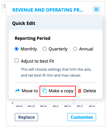 Move or copy a chart - Spotlight Reporting Help