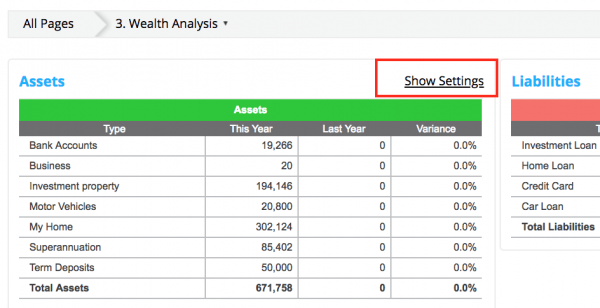 Cash & Wealth - Spotlight Reporting Help