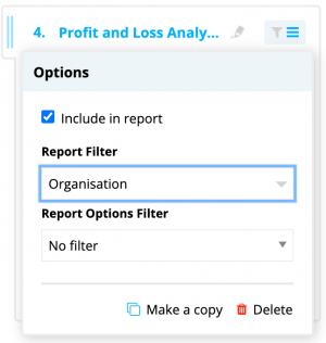 Organisation filters - Spotlight Reporting Help