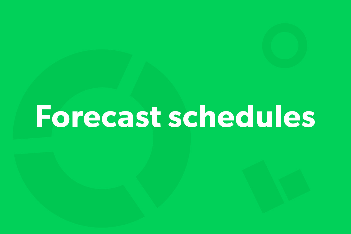 Forecasting & Scenarios